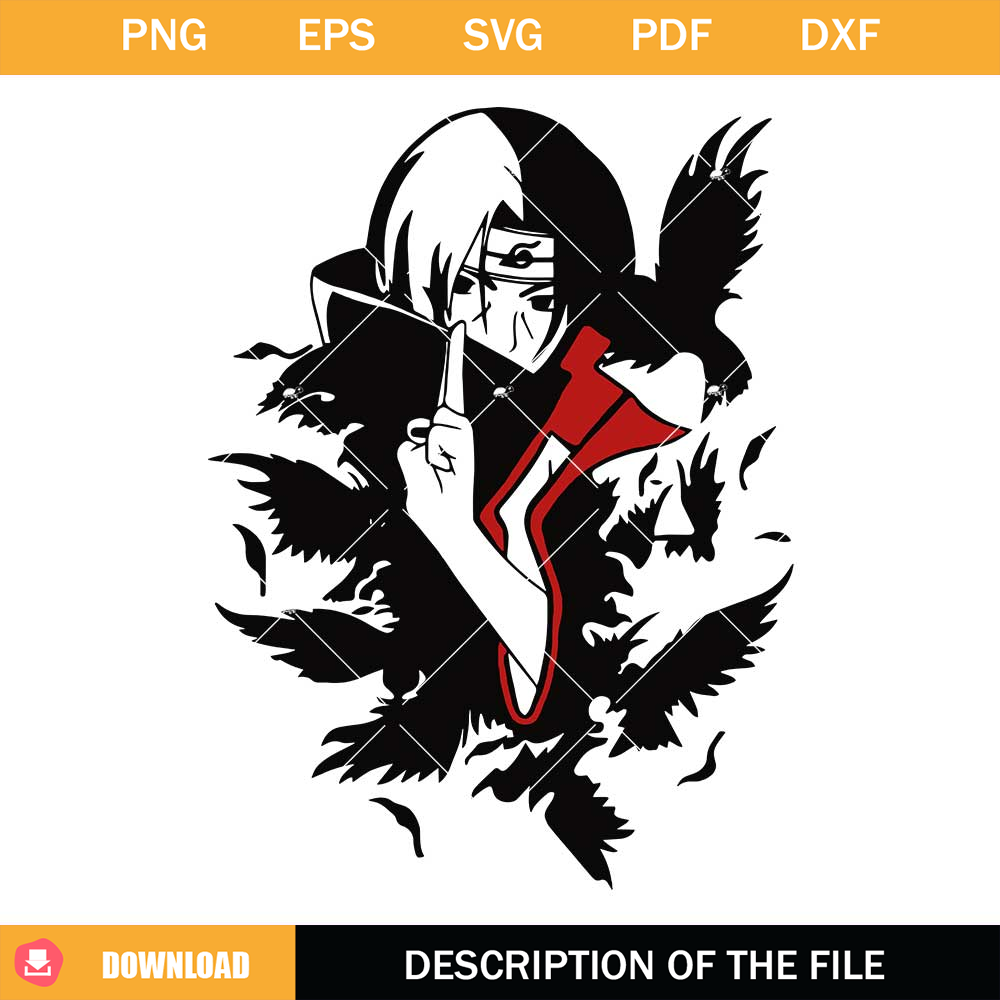 Itachi Svg, Anime Naruto Svg, Manga Japanese Svg | Inspire Uplift