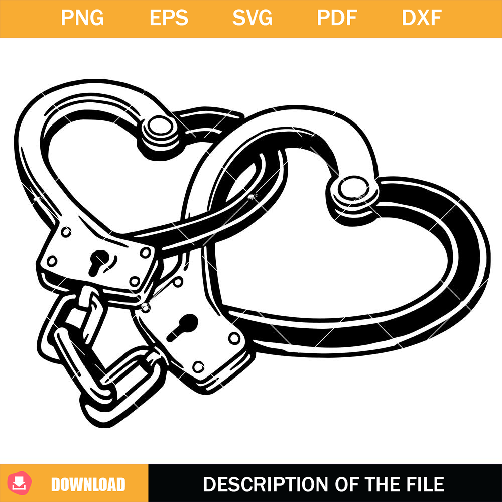 Handcuffs Svg | Inspire Uplift
