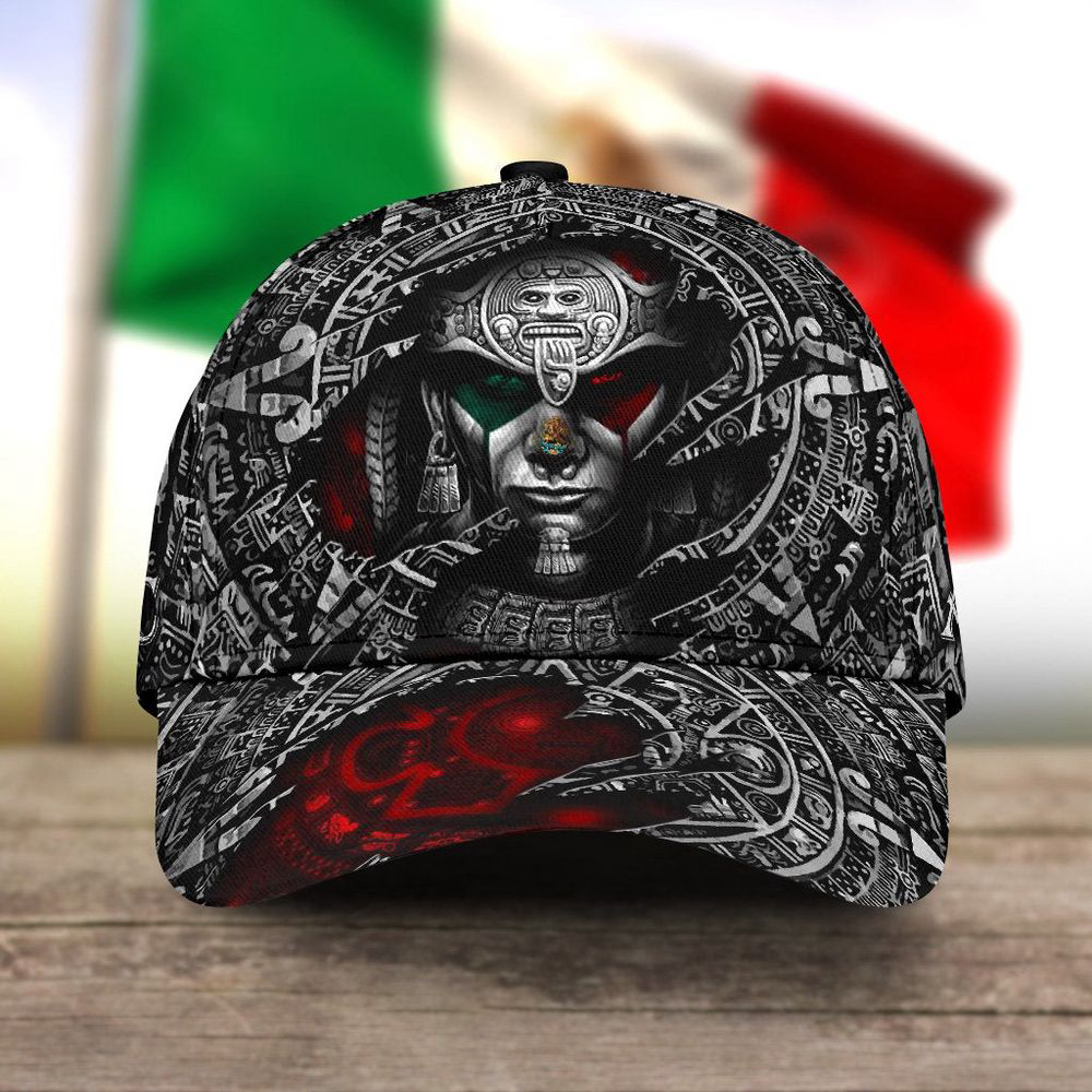3D Full Printed Aztec Hat For Mexican, Mexico Aztec Classic | Inspire ...