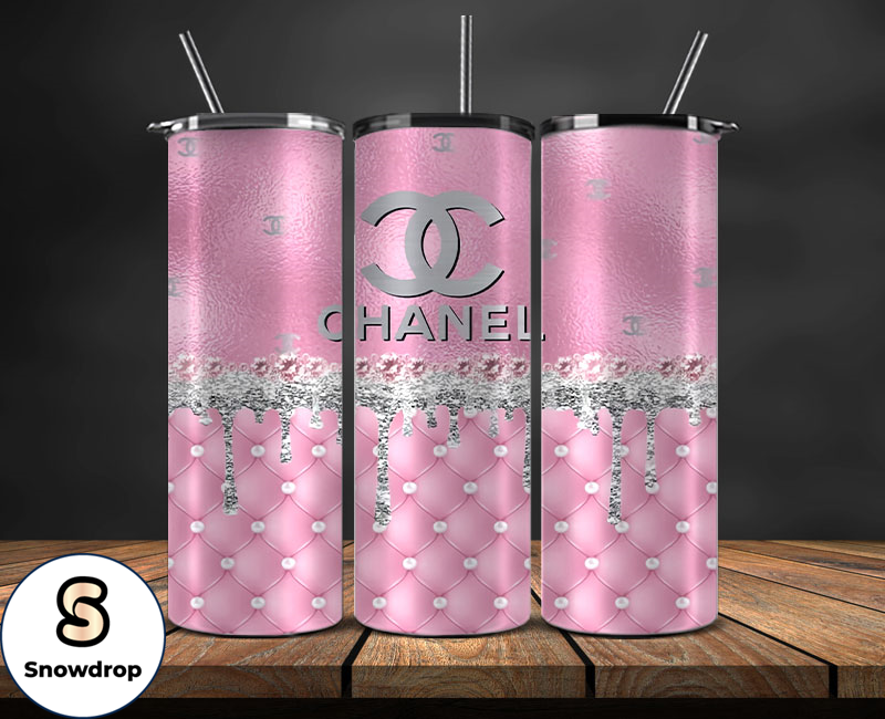 Chanel Tumbler Wrap, Chanel Tumbler Png, Chanel Logo, Luxur | Inspire ...