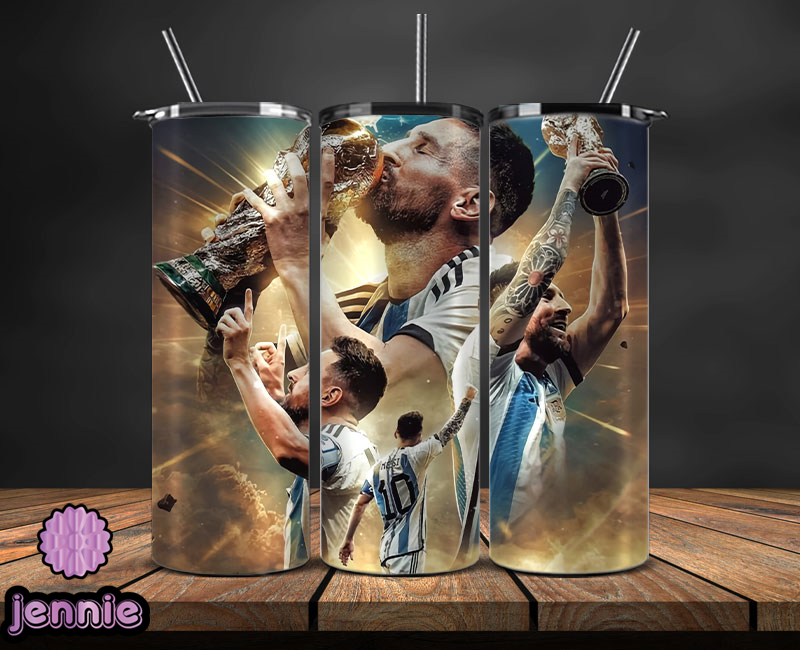 Lionel Messi Tumbler Wrap ,Messi Skinny Tumbler Wrap PNG, D | Inspire ...