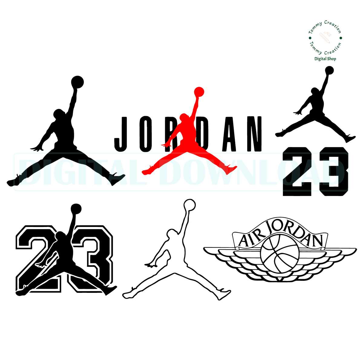 Jordan bundle, sport svg, jordan svg, jordan 23 svg, jumpman - Inspire ...