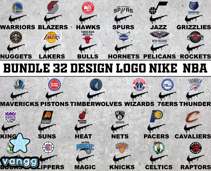 SVG 32 design logo Nike NBA, NBA Logo,NBA Logo Team,NBA Png, | Inspire ...