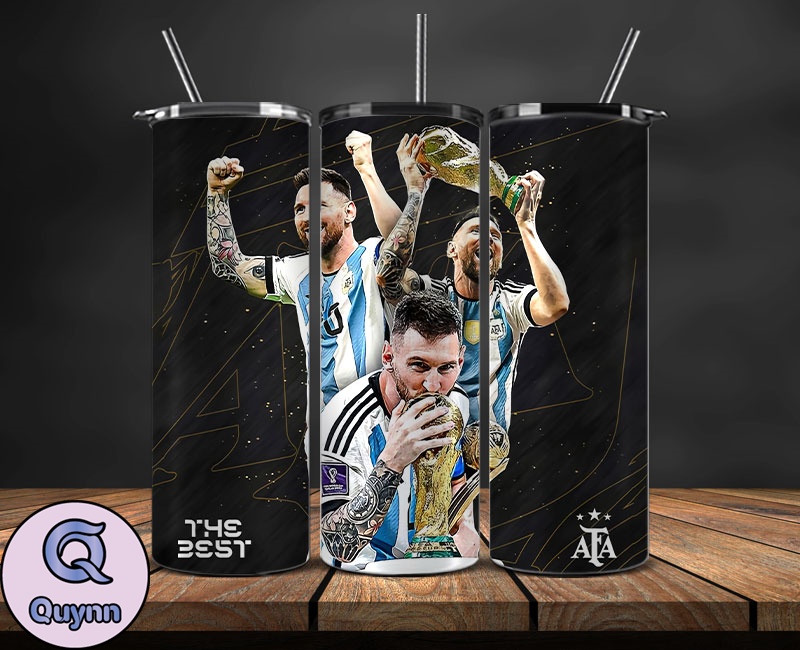 Lionel Messi Tumbler Wrap ,Messi Skinny Tumbler Wrap PNG, D | Inspire ...