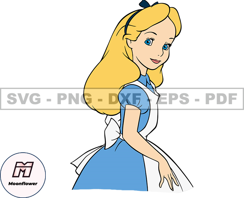 Alice in Wonderland Svg, Alice Svg, Cartoon Customs SVG, EPS | Inspire ...