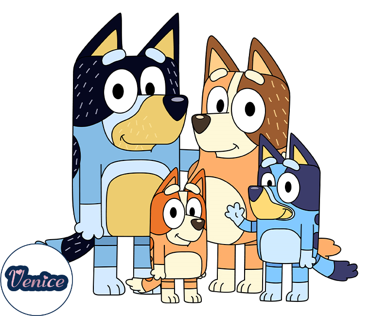 Bluey, Bluey Svg, Bluey Dog, Bluey Characters, Bluey Heeler, | Inspire ...