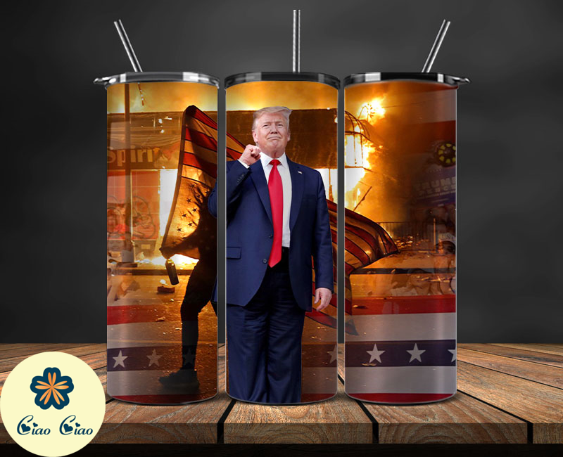 Donald Trump Tumbler Wraps,Trump Tumbler Wrap PNG Design by | Inspire ...