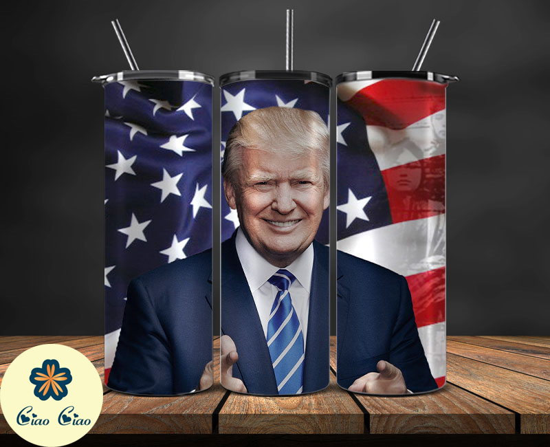 Donald Trump Tumbler Wraps,Trump Tumbler Wrap PNG Design by | Inspire ...