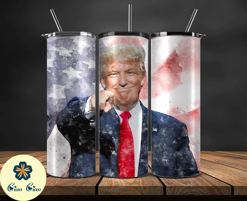 Donald Trump Tumbler Wraps,Trump Tumbler Wrap PNG Design by | Inspire ...