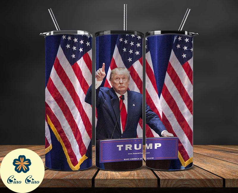 Donald Trump Tumbler Wraps,Trump Tumbler Wrap PNG Design by | Inspire ...