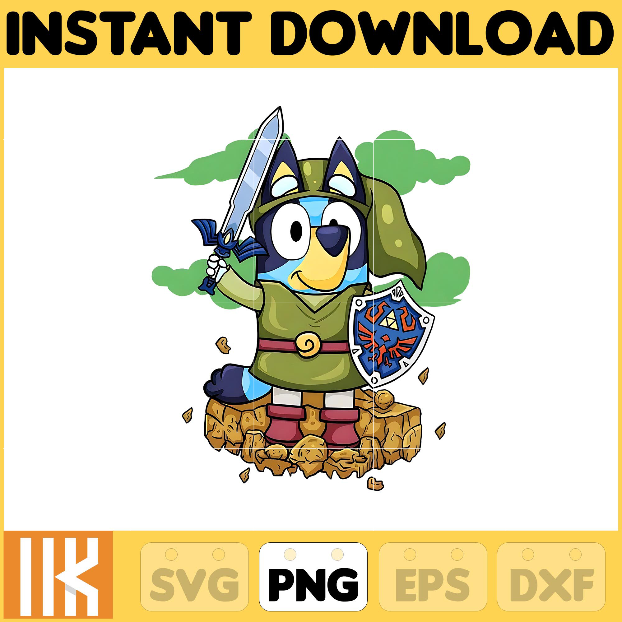 Bluey Png, Bluey Chacracter Png, Instant Download 2 | Inspire Uplift