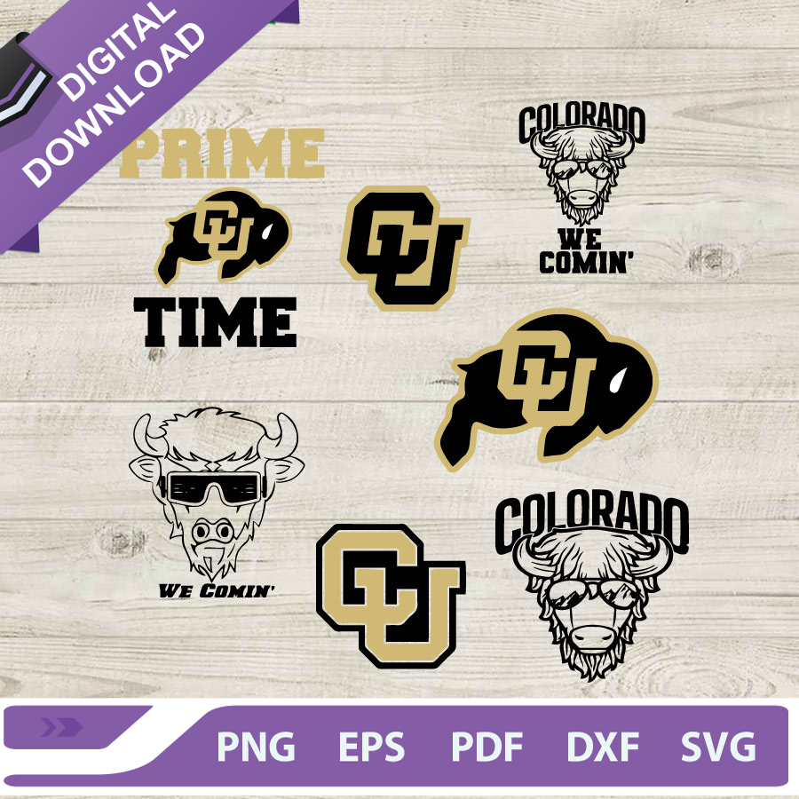 Colorado Buffalo We Comin SVG bundle, Prime Time Colorado SV | Inspire ...