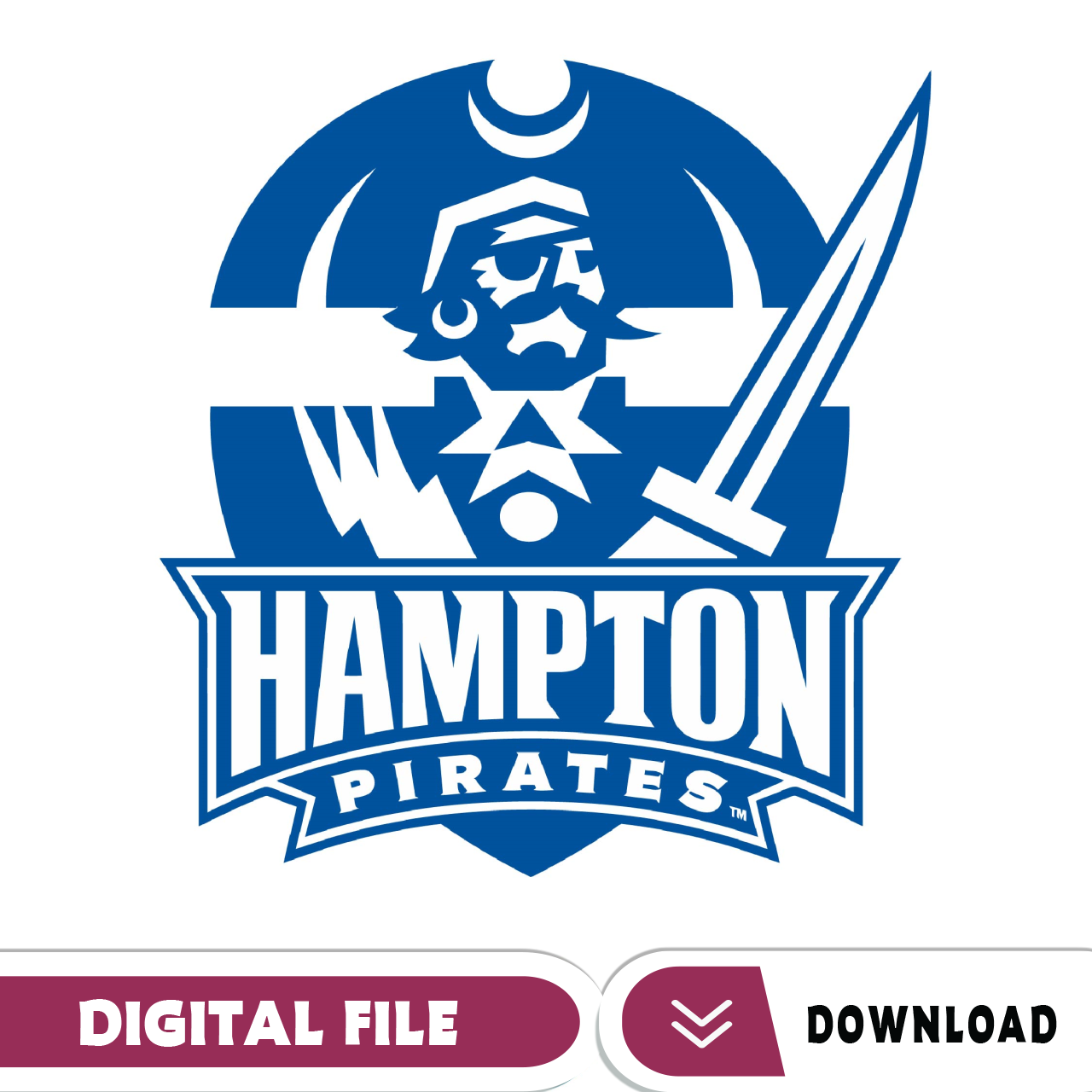 Hampton Pirates Svg, Football Team Svg, Basketball, Collage, - Inspire ...