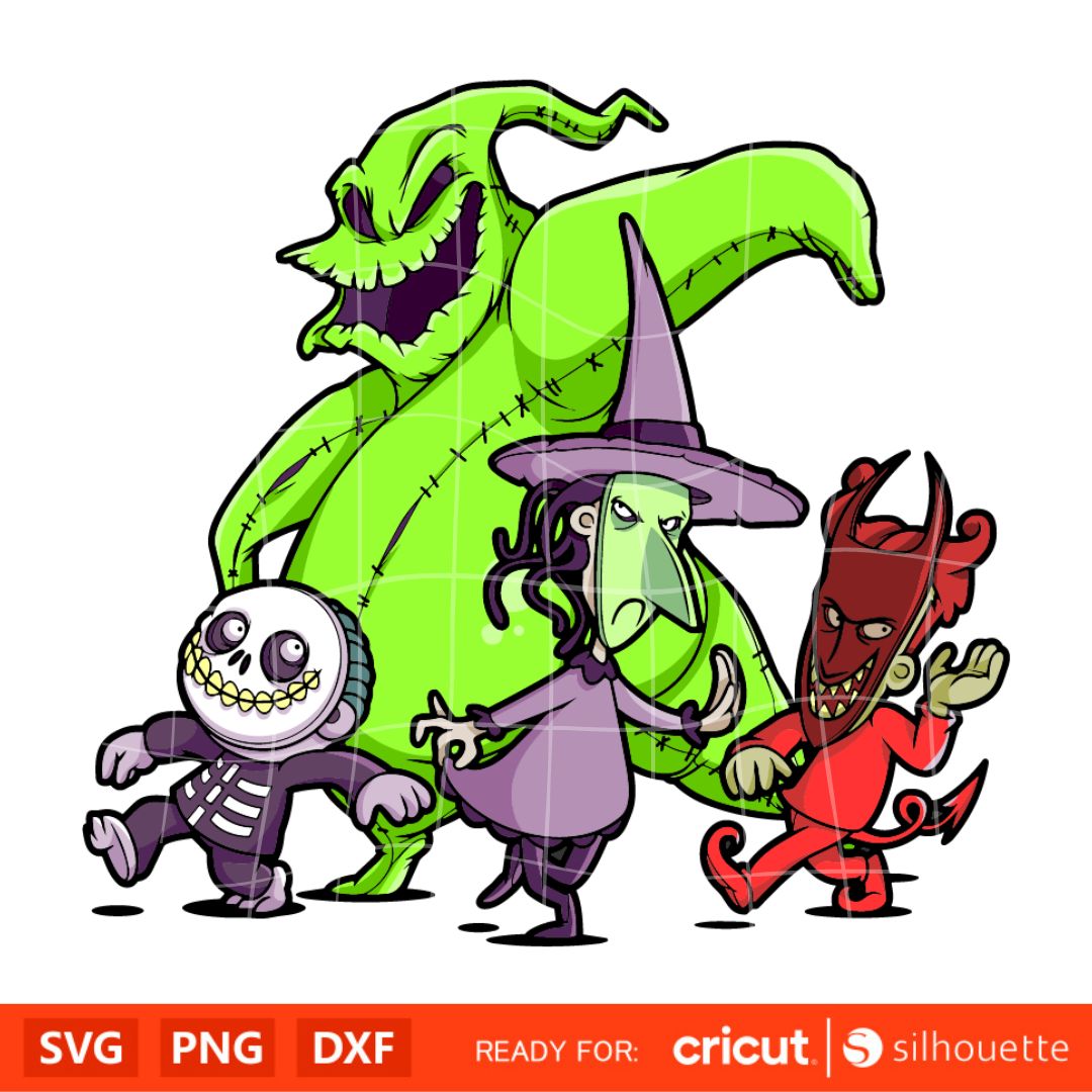 Oogie Boogie dance Svg, Nightmare Before Christmas Svg, Hall | Inspire ...