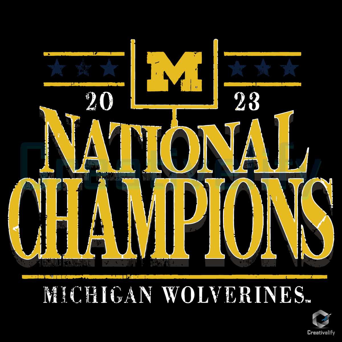 Michigan 2023 National Champions SVG File Digital Download,N | Inspire ...