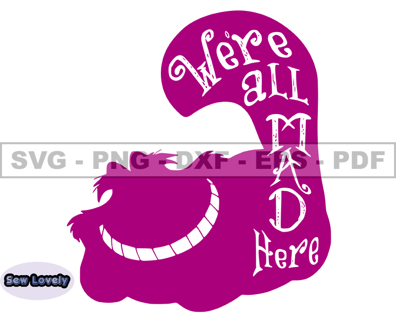 Cheshire Cat Svg, Cheshire Png, Cartoon Customs SVG, EPS, PN - Inspire ...