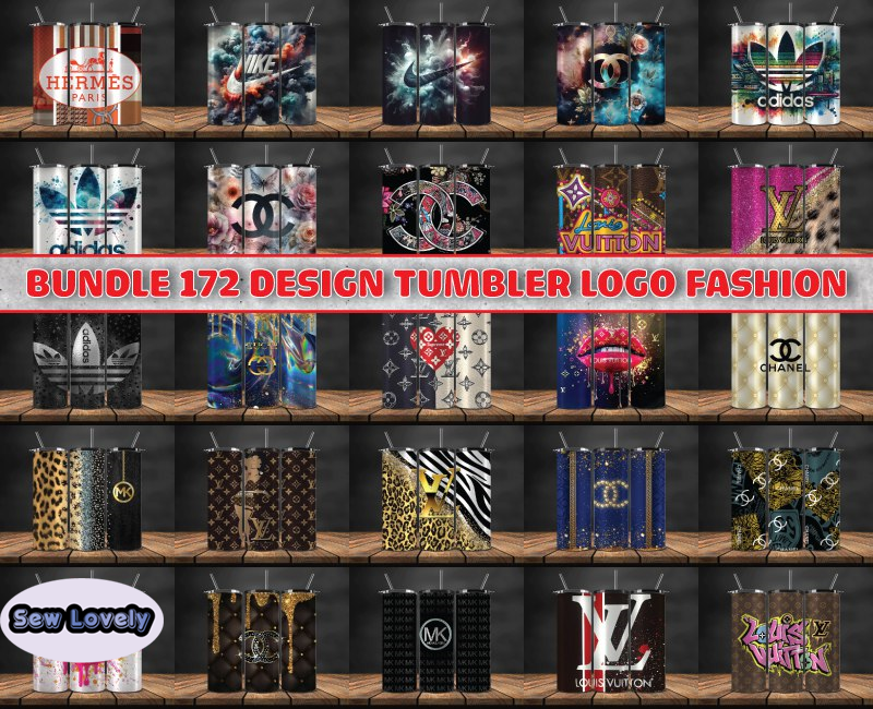 Bundle 172 Design Logo Fashion, Bundle Tumble Logo Fashion | Inspire Uplift