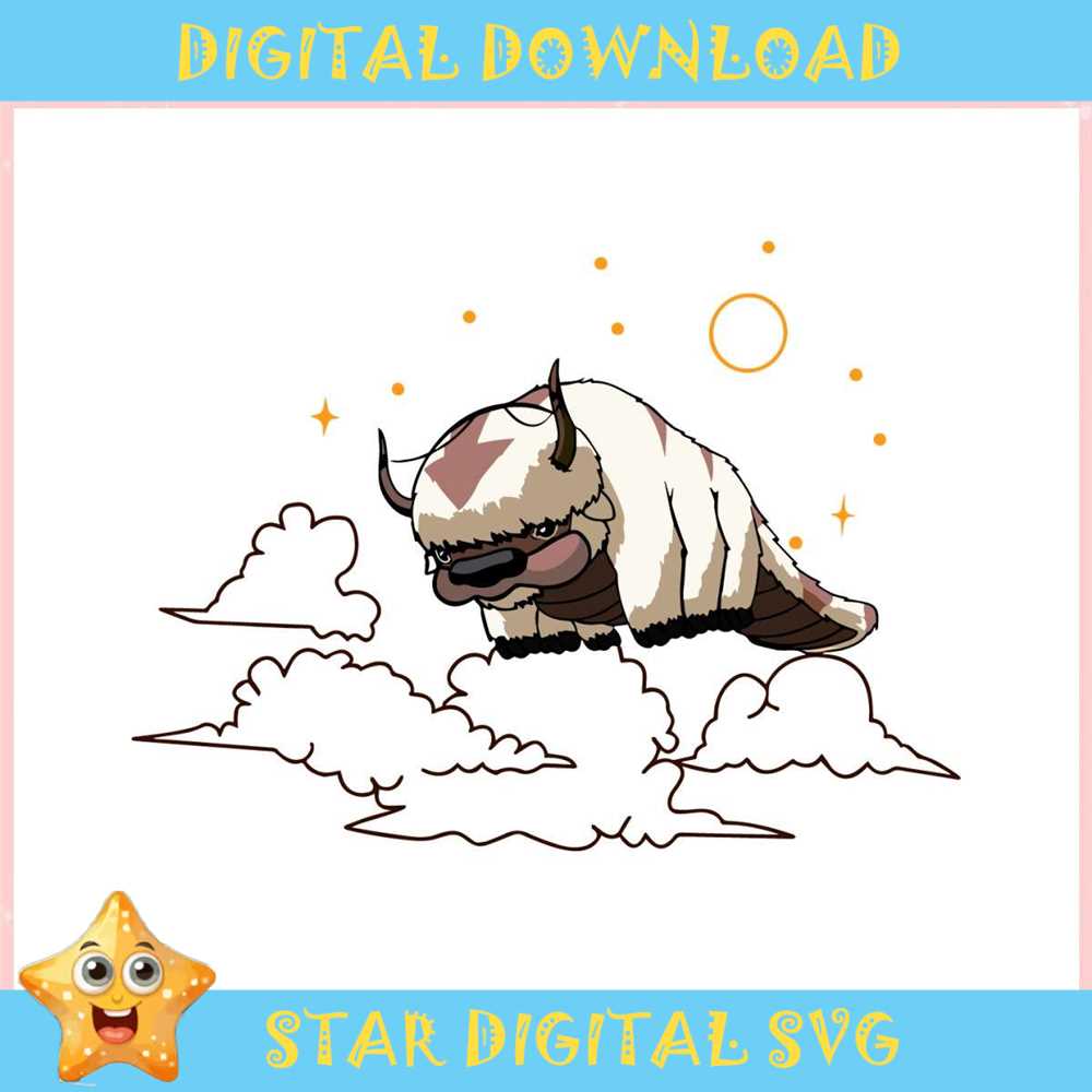 Appa Sky Bison Avatar The Last Airbender ,Trending, Mothers | Inspire ...