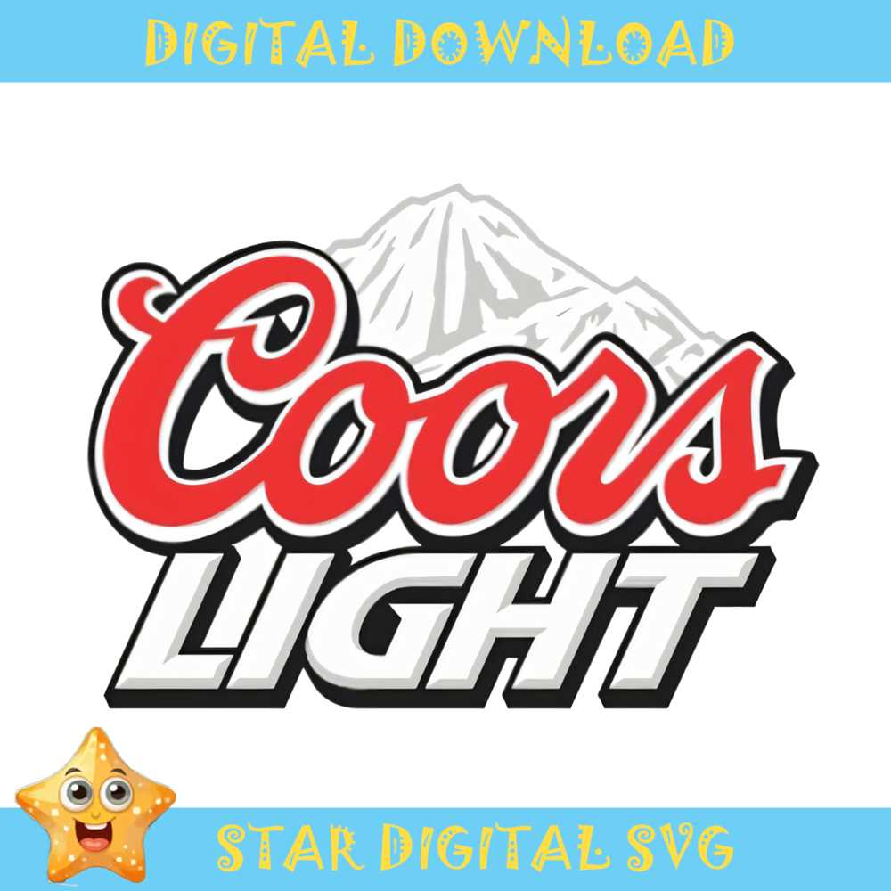 Coors Light Mountain Logo Vector Coors Light Logo Coors Ligh | Inspire ...