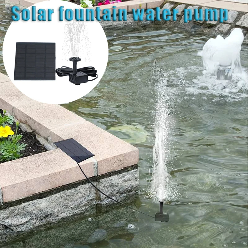 Solar Fountain Water Pump Solar Panel Powered Water Fountain | Inspire ...