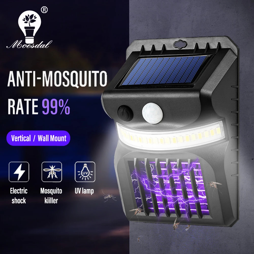 LED Solar Mosquito Killing Wall Lamp Outdoor | Inspire Uplift