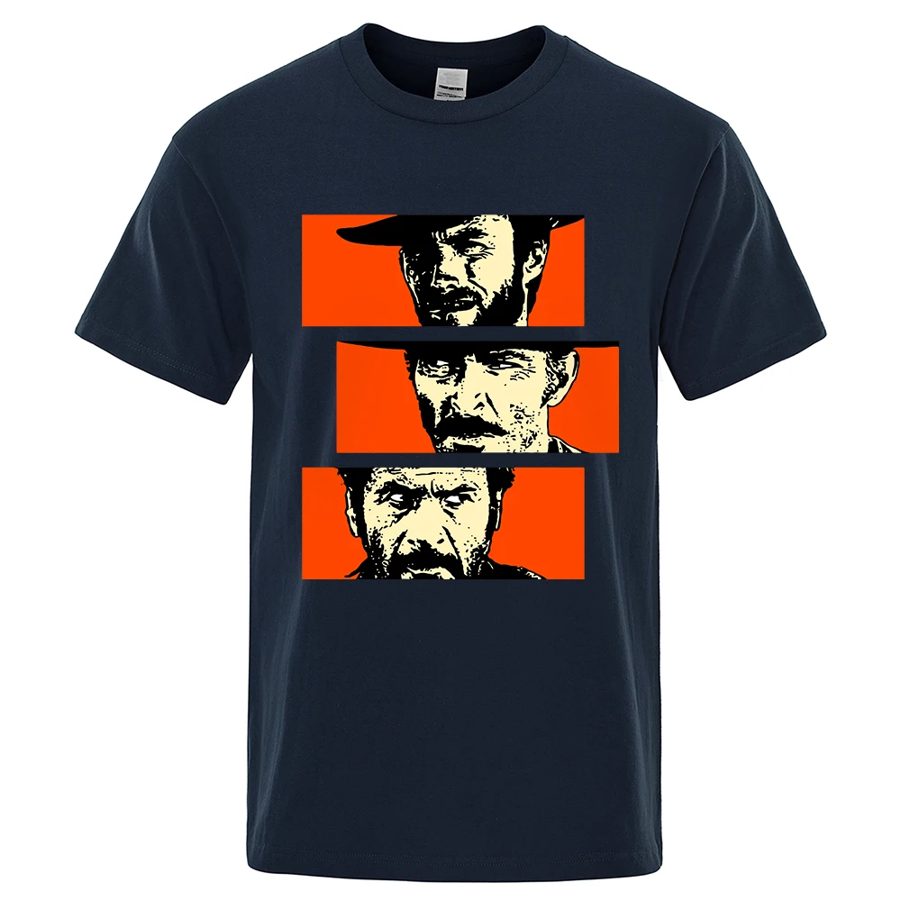 The Good the Bad and Ugly Blondie Angel Eyes Tuco Cowboy T S | Inspire ...