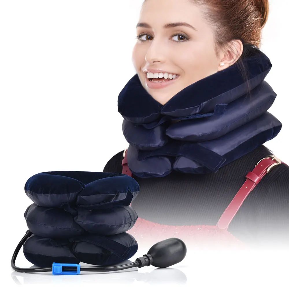 Inflatable Neck Collar Pillow Posture Correct Cervical Verte | Inspire ...