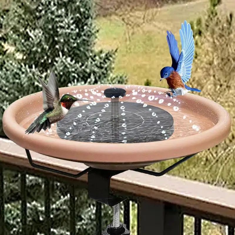 Solar Powered Hummingbird Water Fountain Bird Bath Bowl | Inspire Uplift