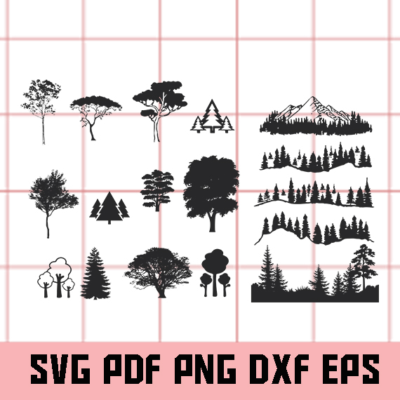 forest svg - Inspire Uplift