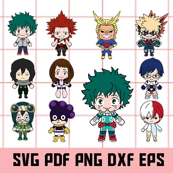 My Hero Academia svg, My Hero Academia Clipart, My Hero Acad | Inspire ...