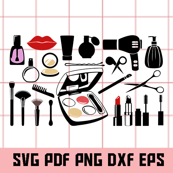 make up svg - Inspire Uplift