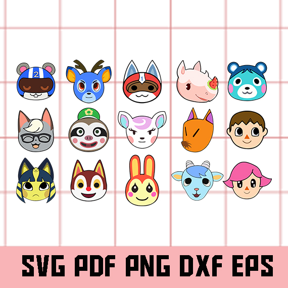 Animal crossing SVG pack, Animal crossing Svg, Animal crossi | Inspire ...