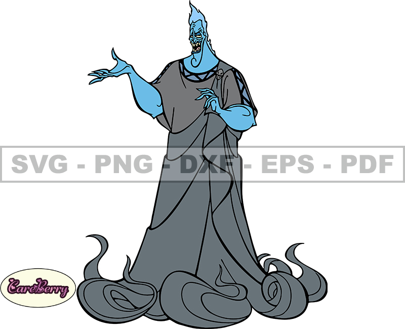 Hades, Hercules Disney Characters Svg, Cartoon Customs SVG, | Inspire ...