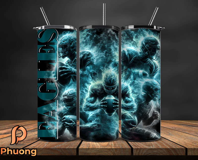 Philadelphia Eagles Glow Tumbler Wraps, , NFL Logo,, NFL Spo | Inspire ...