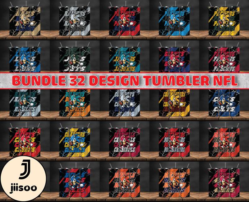 Bundle 32 Design NFL Teams, Bundle Sonic Design, NFL Logo, | Inspire Uplift