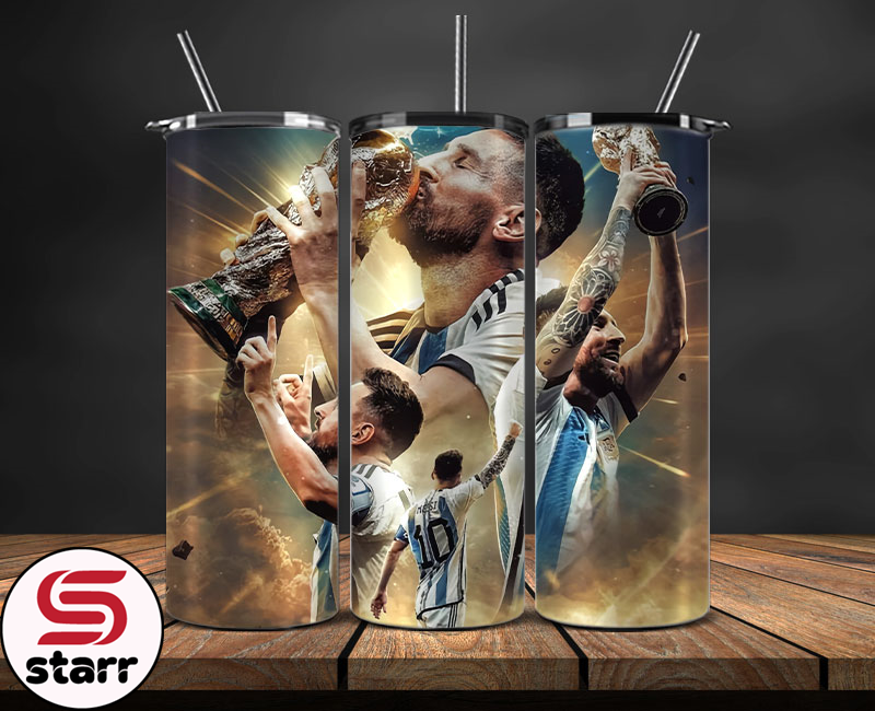 Lionel Messi Tumbler Wrap ,Messi Skinny Tumbler Wrap PNG, D | Inspire ...