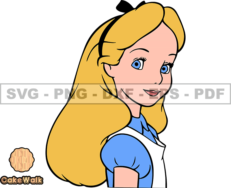 Alice in Wonderland Svg, Alice Svg, Cartoon Customs SVG, EPS - Inspire ...