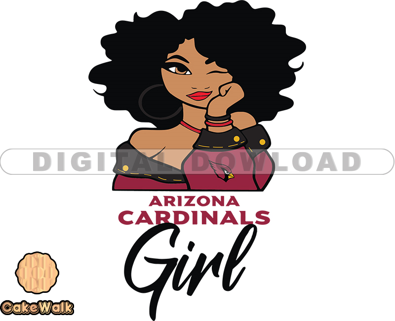 Arizona Cardinals Girl Svg, Girl Svg, Football Team Svg, NFL | Inspire ...
