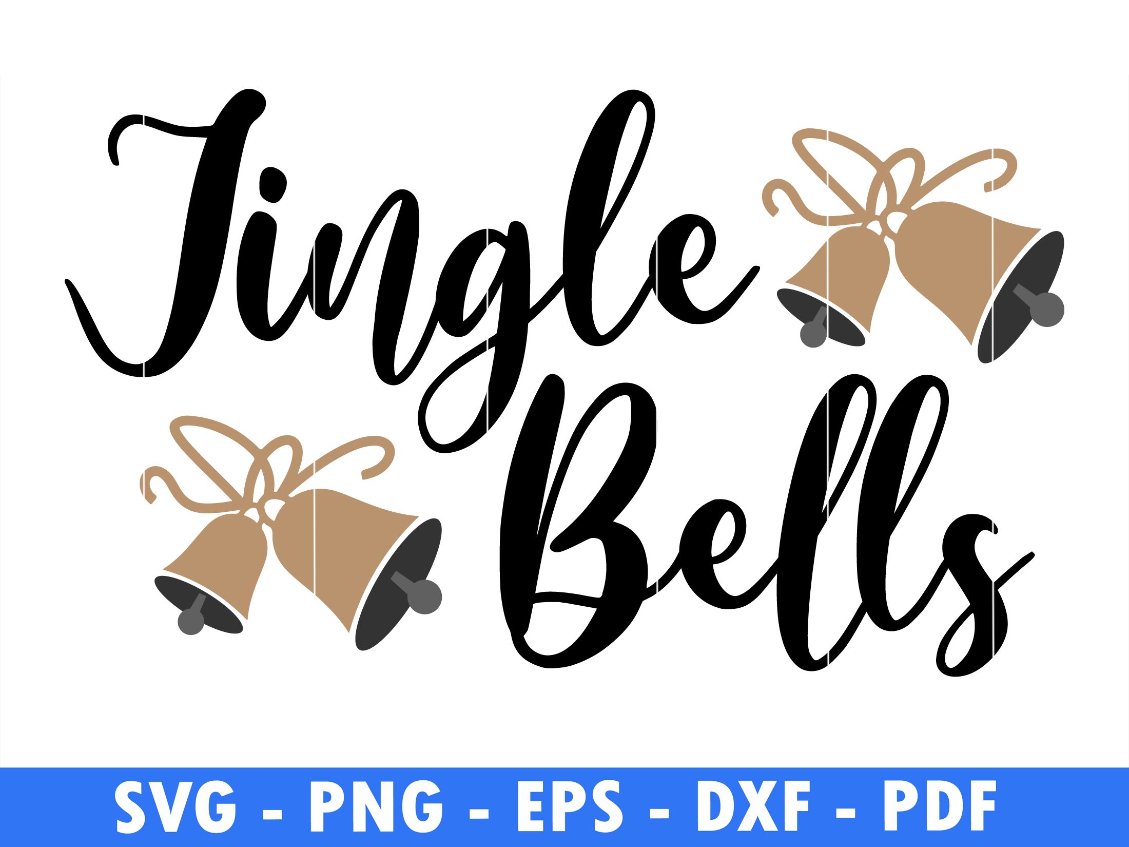 Jingle Bells, Winter Scene Svg, Magical Christmas Scene, San | Inspire ...