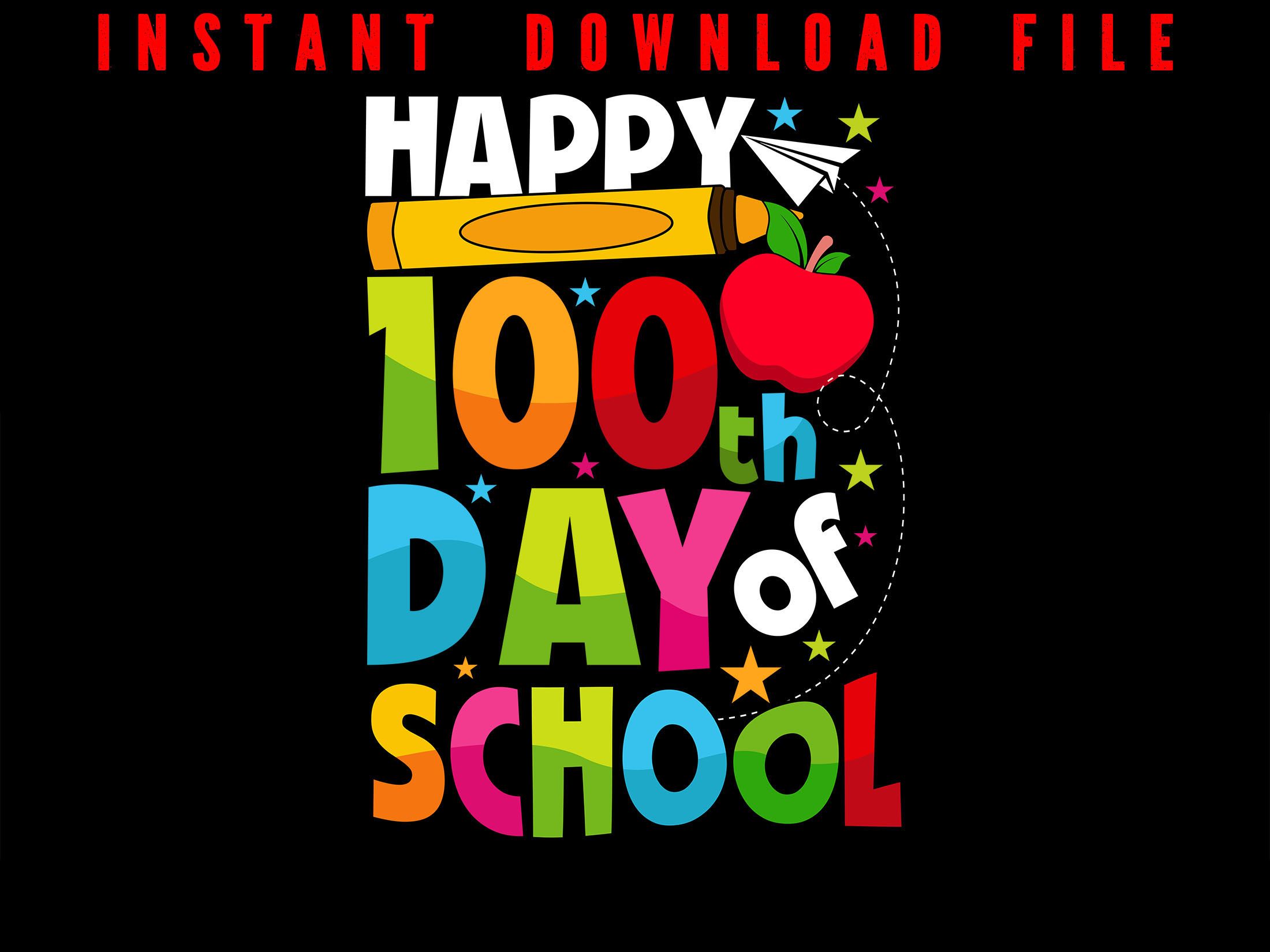 100th Day of School Teachers Kids Child Happy 100 Days - 100 | Inspire ...