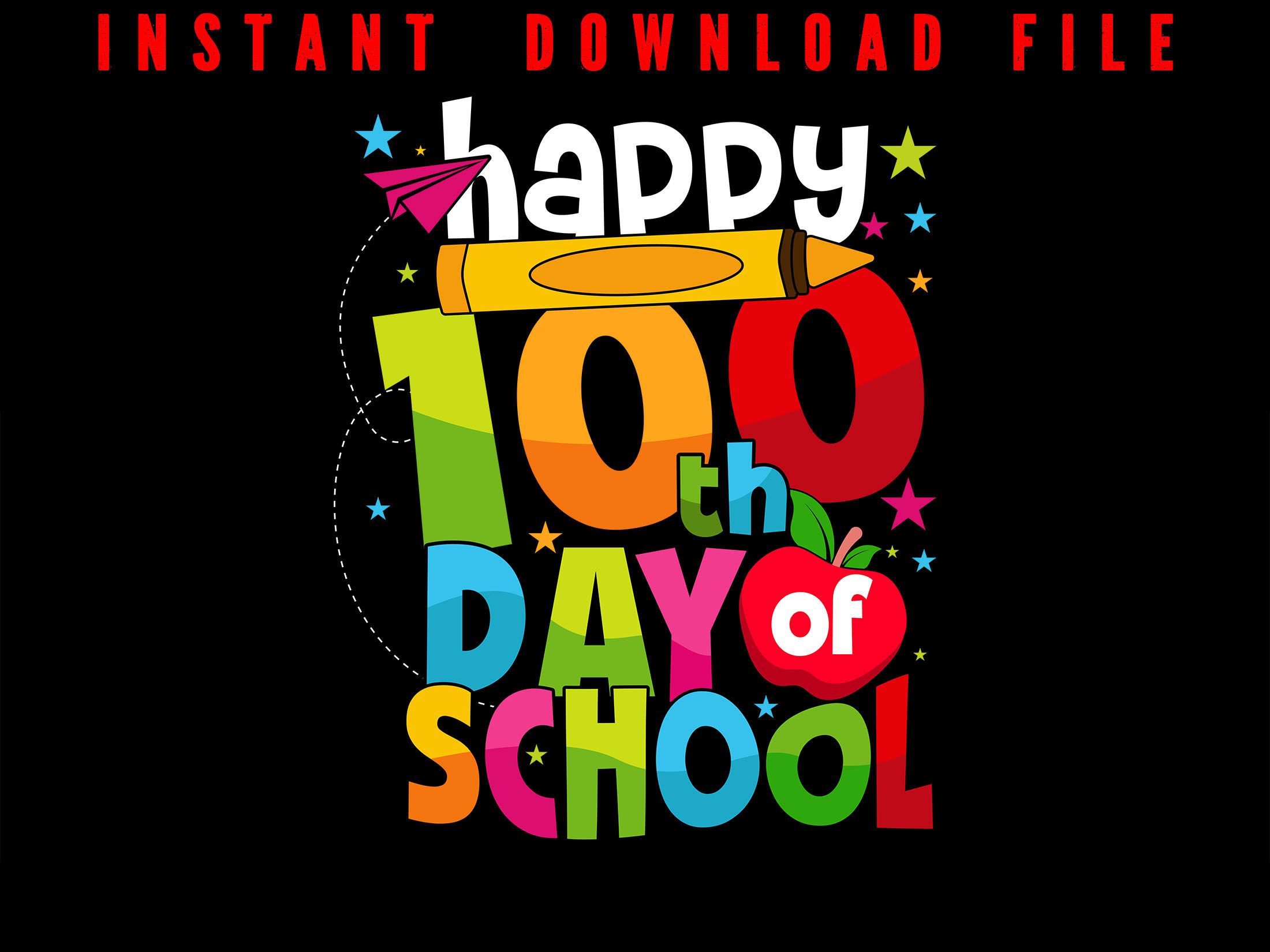 100th Day of School Teachers Kids Child Happy 100 Days - Sch | Inspire ...