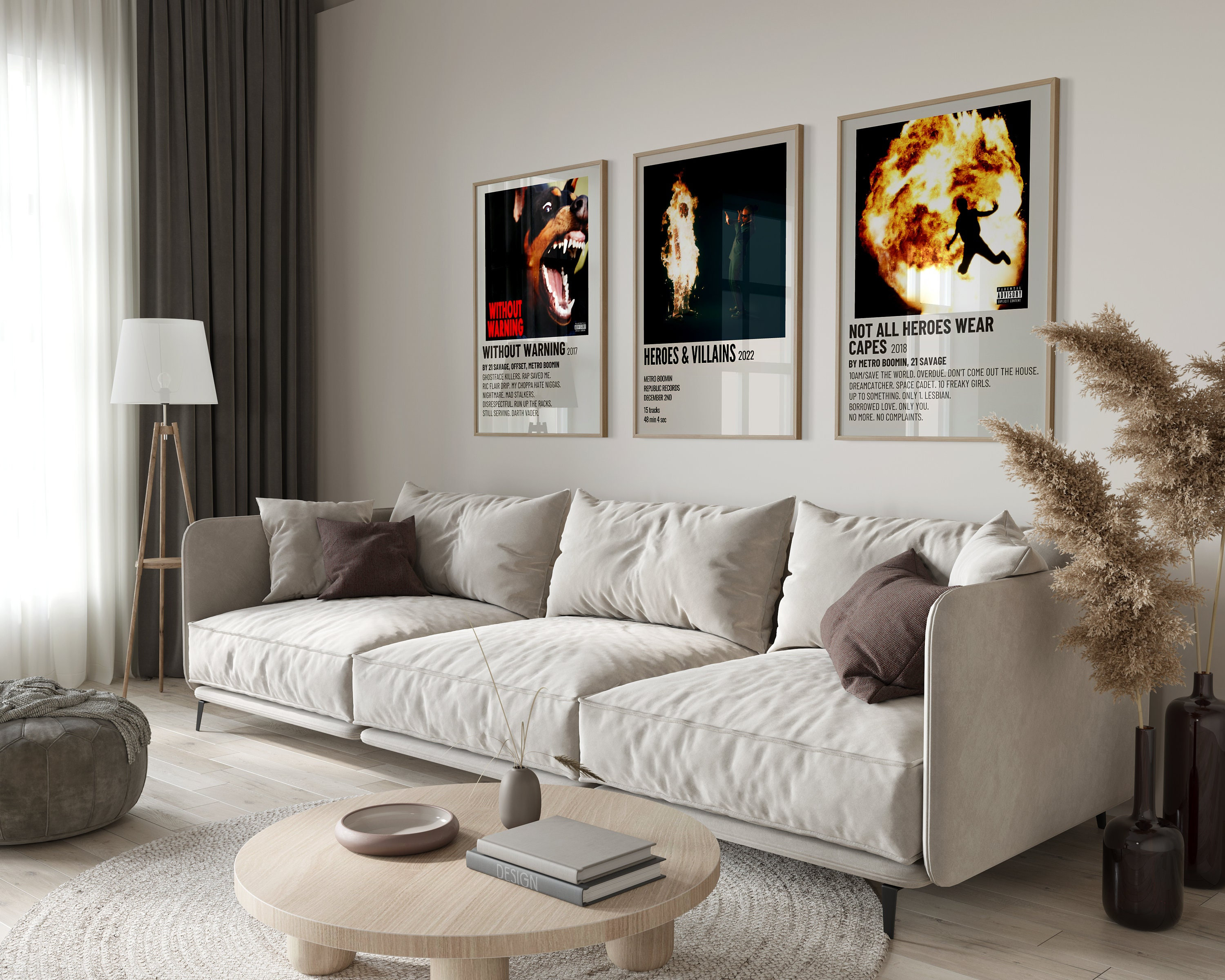 Metro Boomin Set of 3 Posters, Metro Boomin Album Cover, Met - Inspire ...
