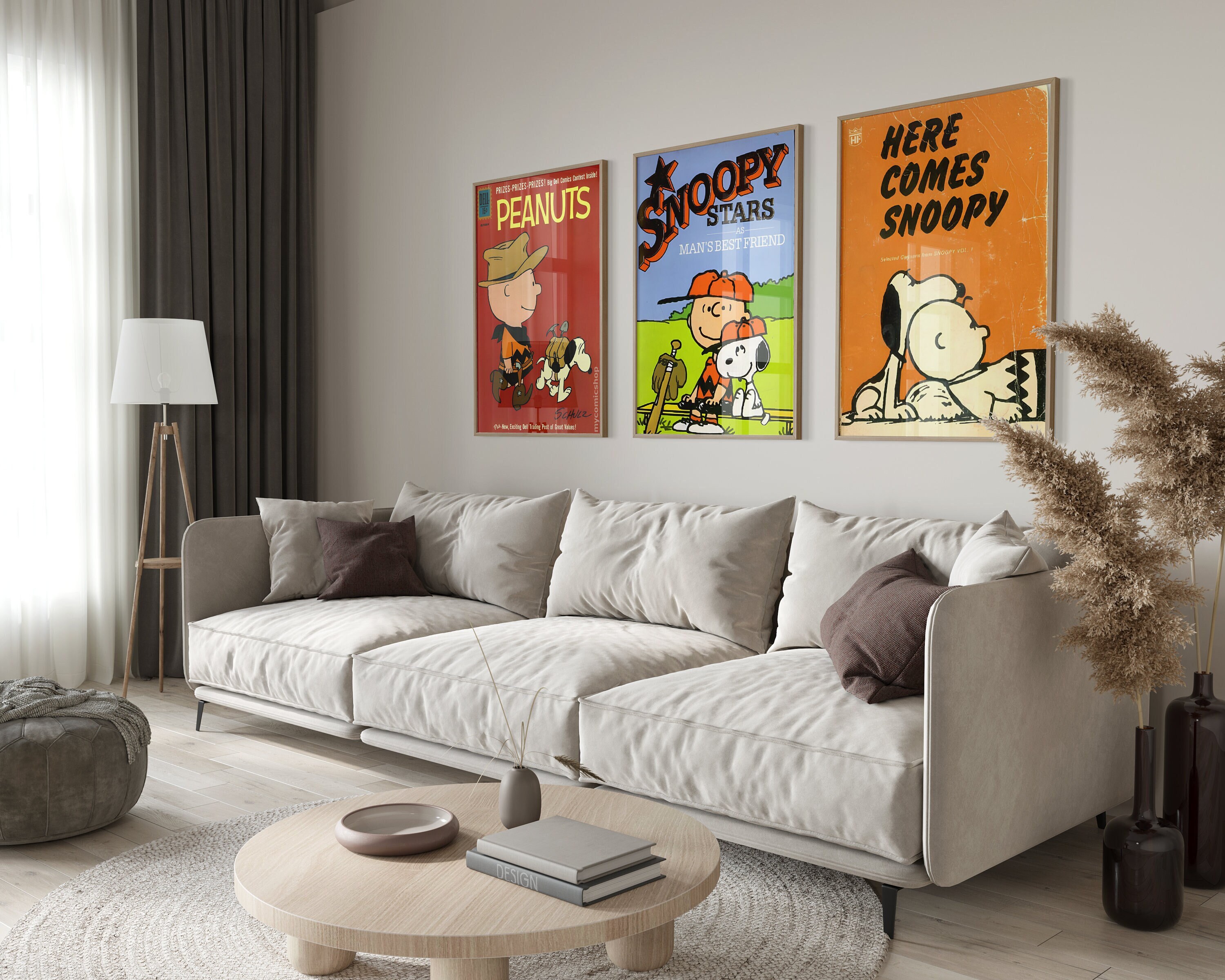 Peanuts Set of 3 Posters, Peanuts Poster, Charlie Brown Post | Inspire ...
