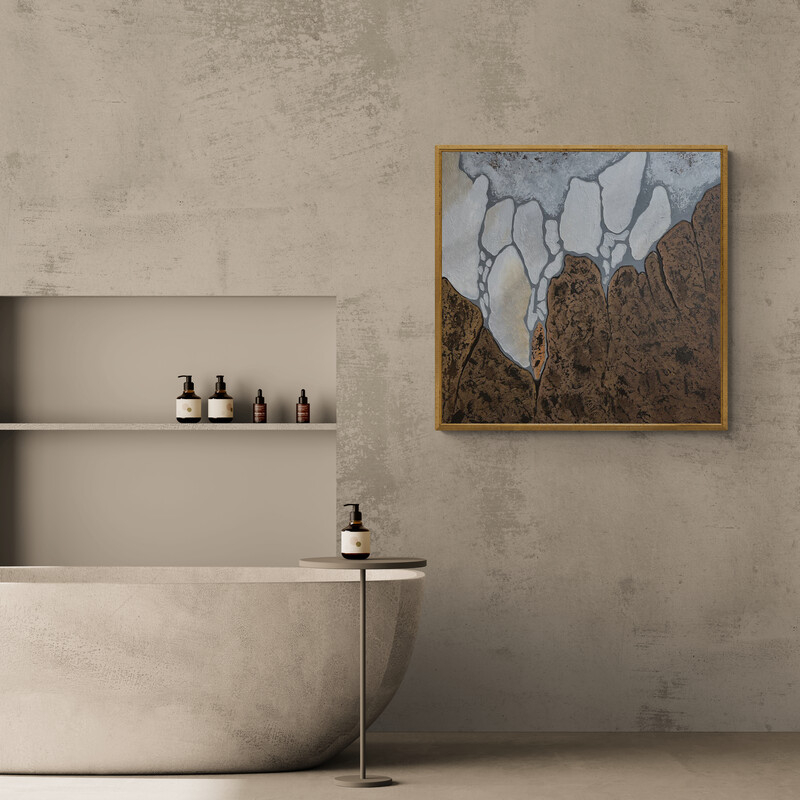 Large abstract oil painting on canvas decor for the living r | Inspire ...