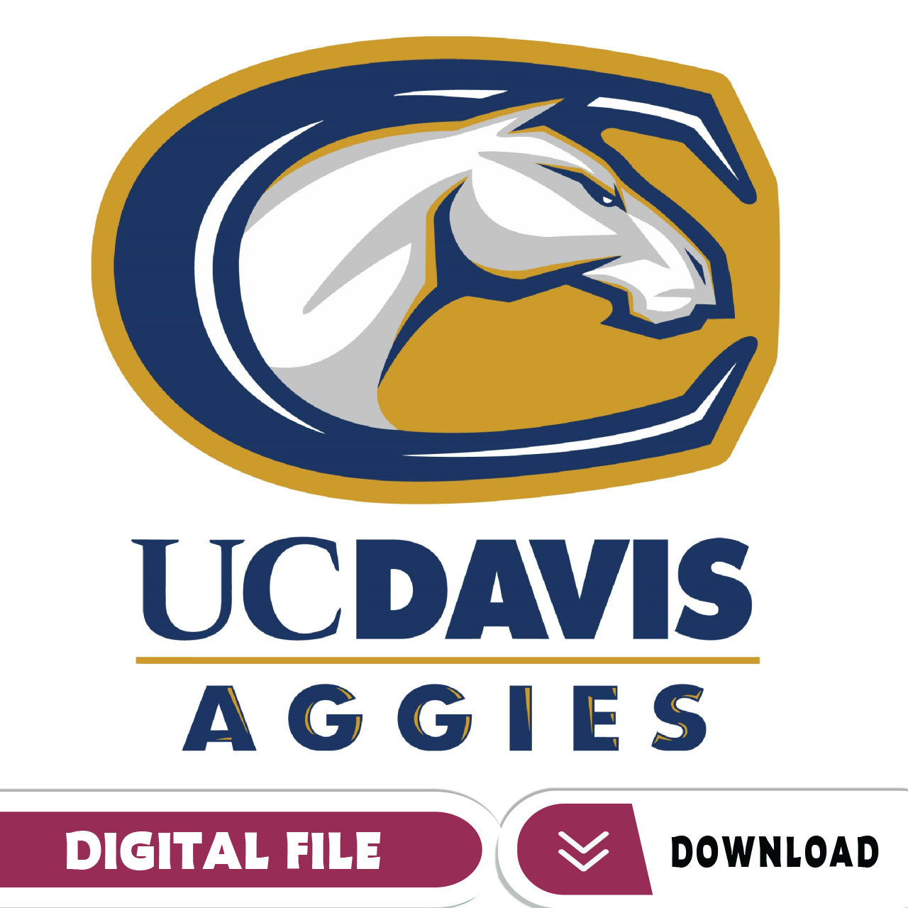 California Davis Aggies Svg, Davis Aggies Svg, Football Team | Inspire ...