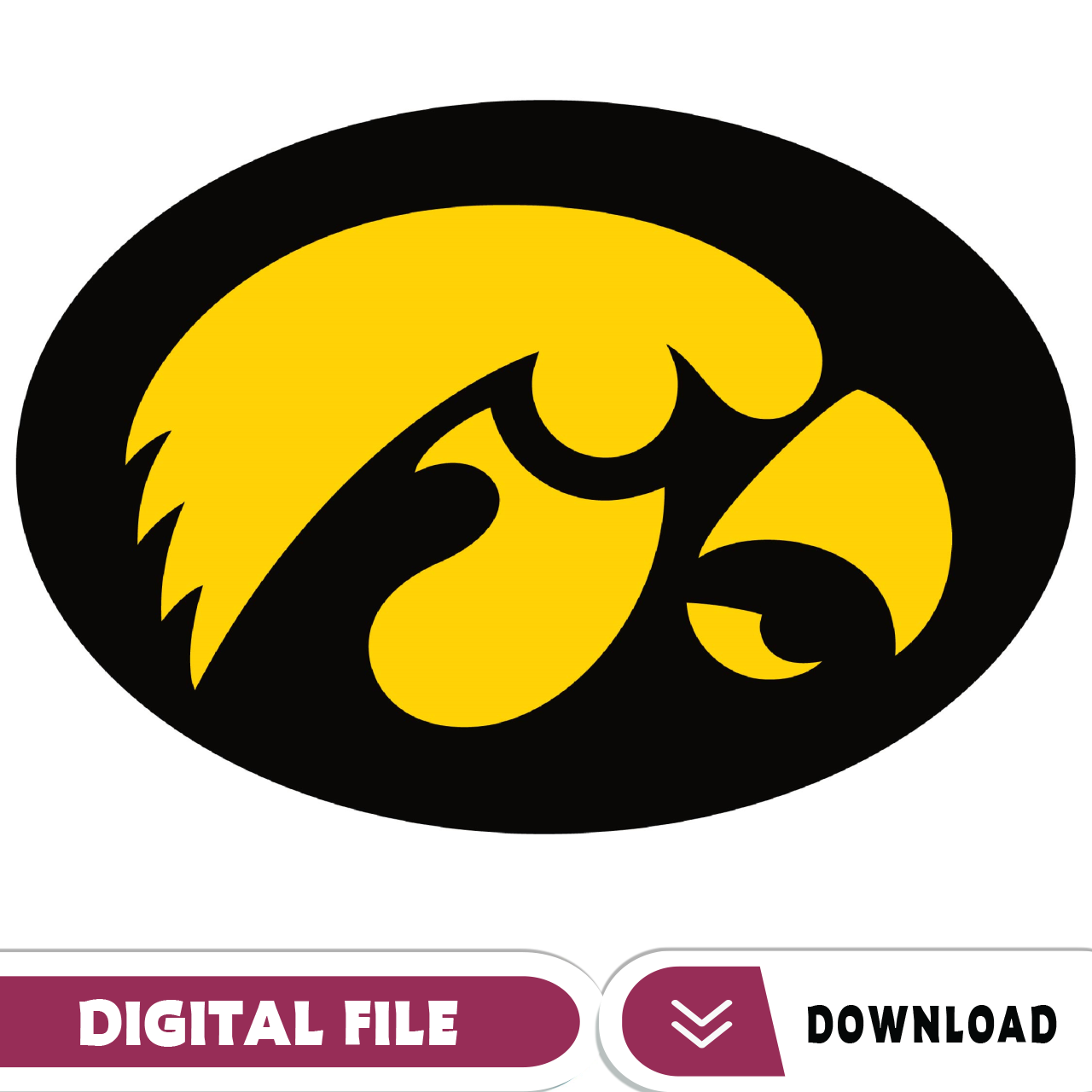 Iowa Hawkeyes Svg, Football Team Svg, Basketball, Collage, G | Inspire ...