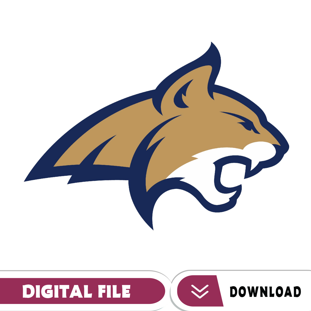 Montana State Bobcats Svg, Football Team Svg, Basketball, Co | Inspire ...
