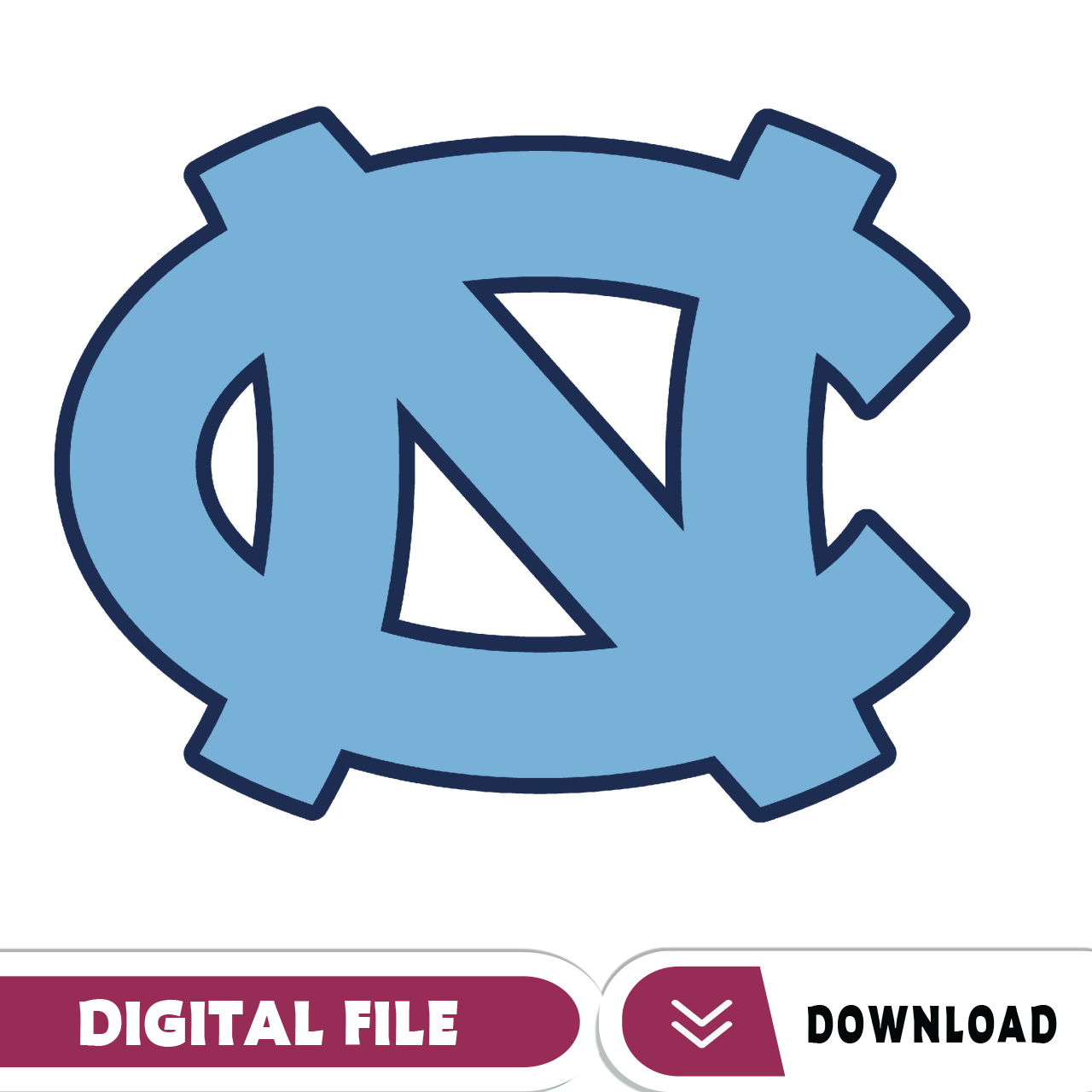 North Carolina Tar Heels Svg, Football Team Svg, Basketball, | Inspire ...