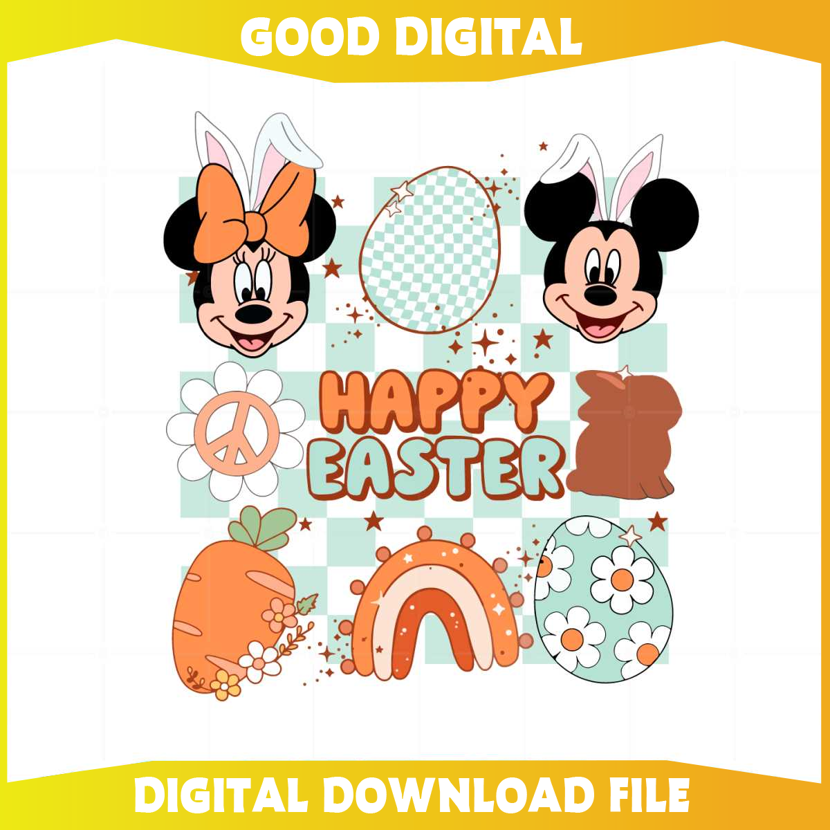 Happy Easter Magical Easter Egg Mickey And Minnie Easter Day | Inspire ...