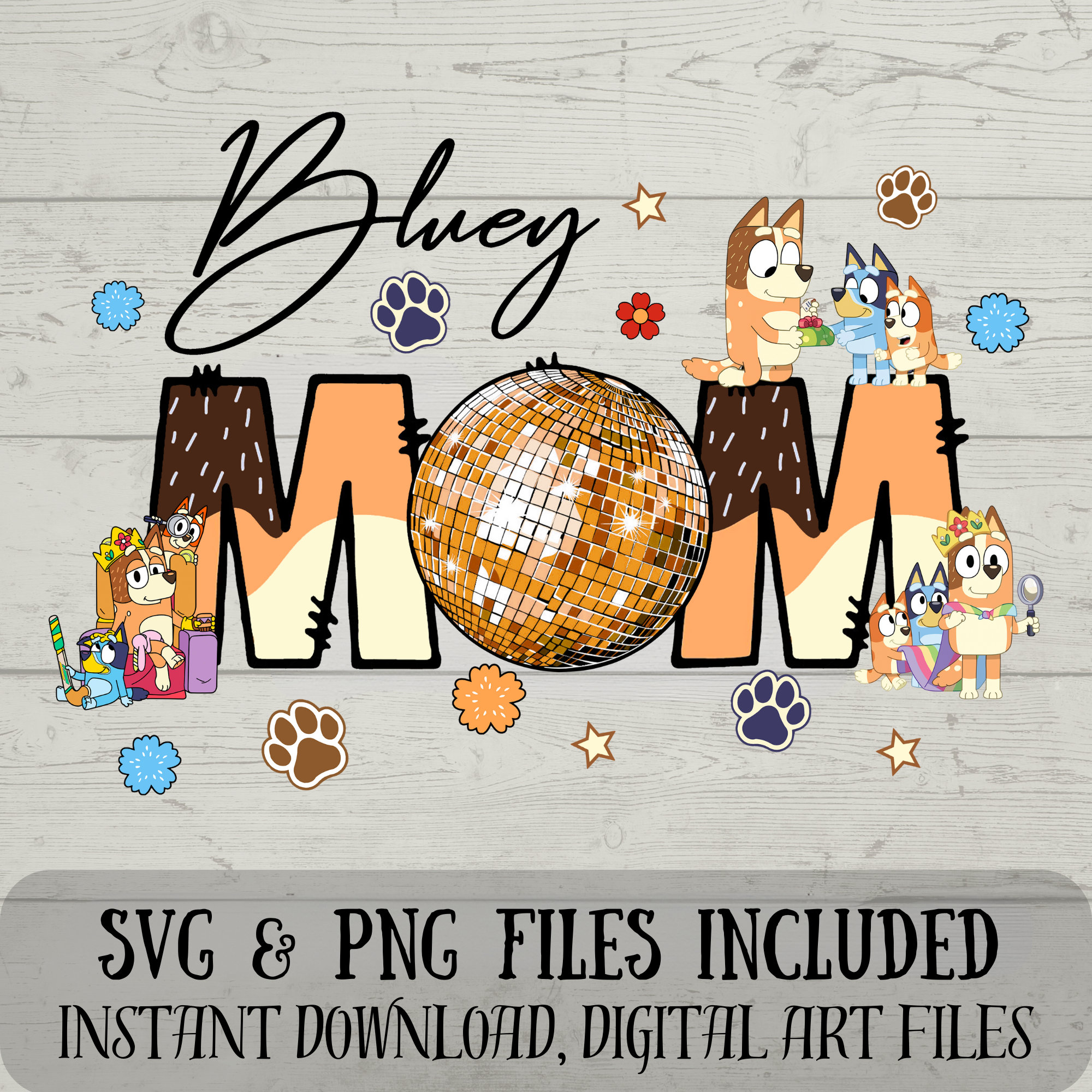 Bluey Mum SVG - Mum SVG - Bluey SVG - Chilli svg - Digital D | Inspire ...
